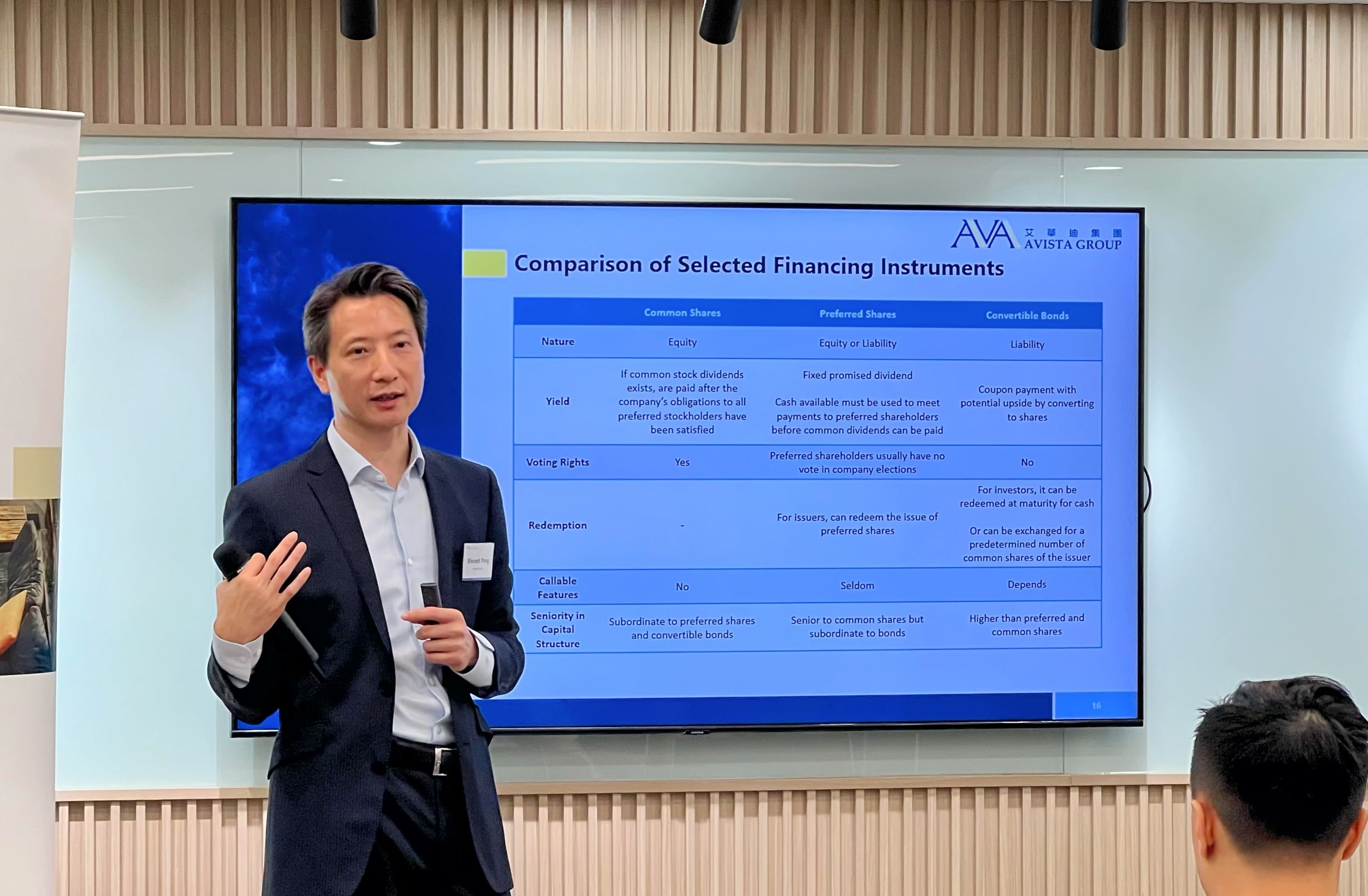 AVISTA Group | As Speaker of RICS Seminar - “Valuation and fundraising for fast-growing new ...
